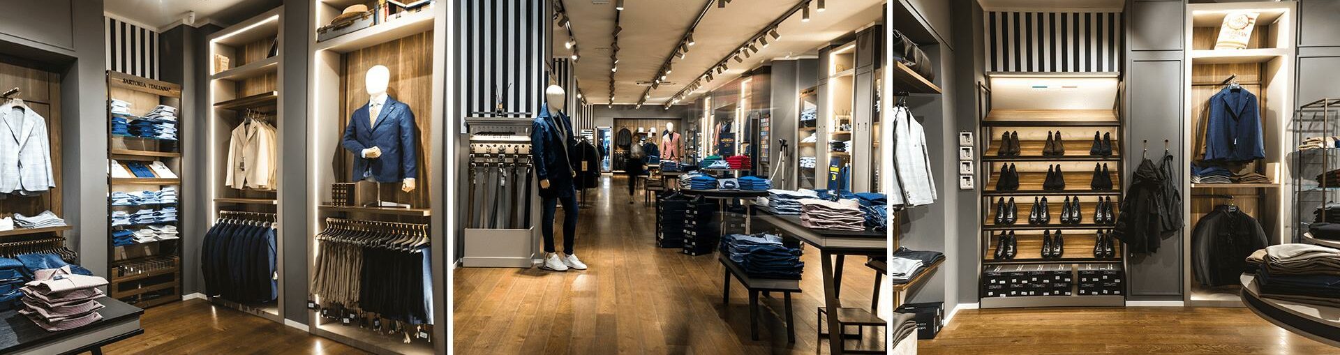 Sartoria Italiana: i negozi di Diemme Company.